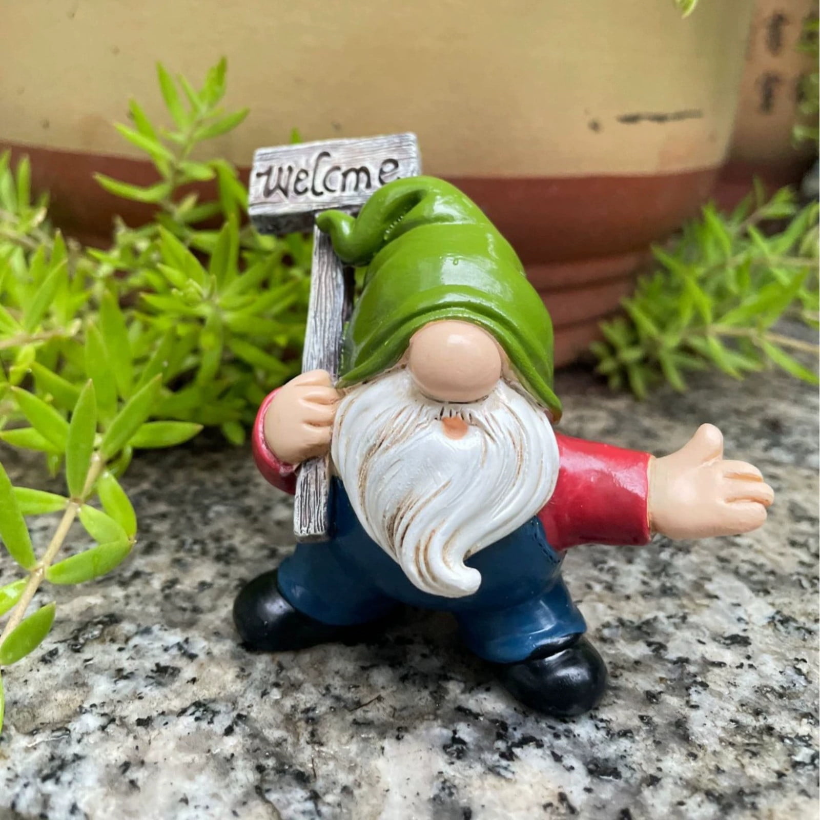 Click here for Tyidzon Gnome Decor With Welcome Sign 4.72x2.44x2.... prices