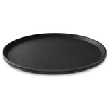 "Jubilee 16"" Round Restaurant Serving Trays (Set of 2), Black - NSF ...