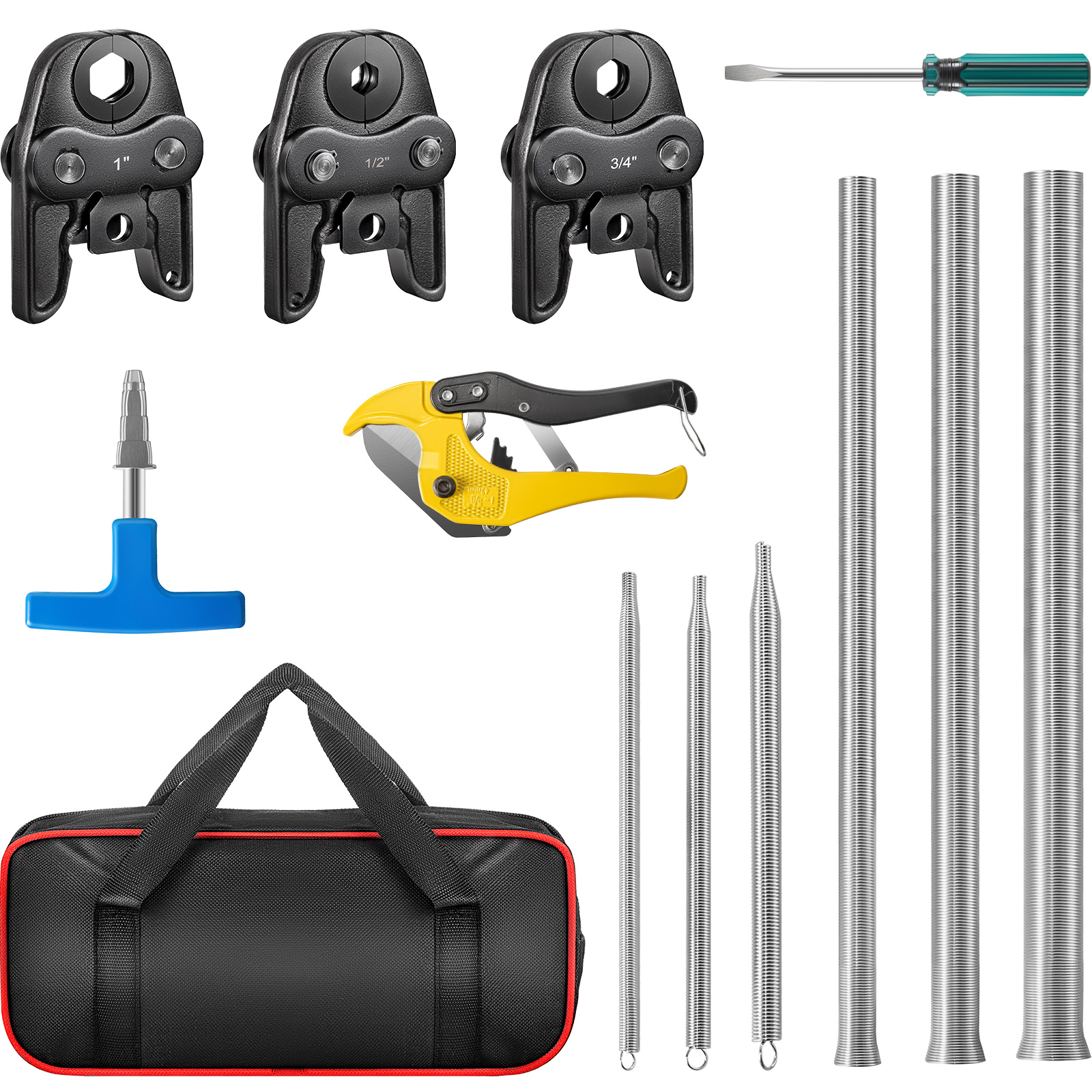 VEVOR Compact Propress Jaw 1/2“——3/4“ 1“ Propress Compact Press Jaw 40 Cr Steel Standard Jaw for ...