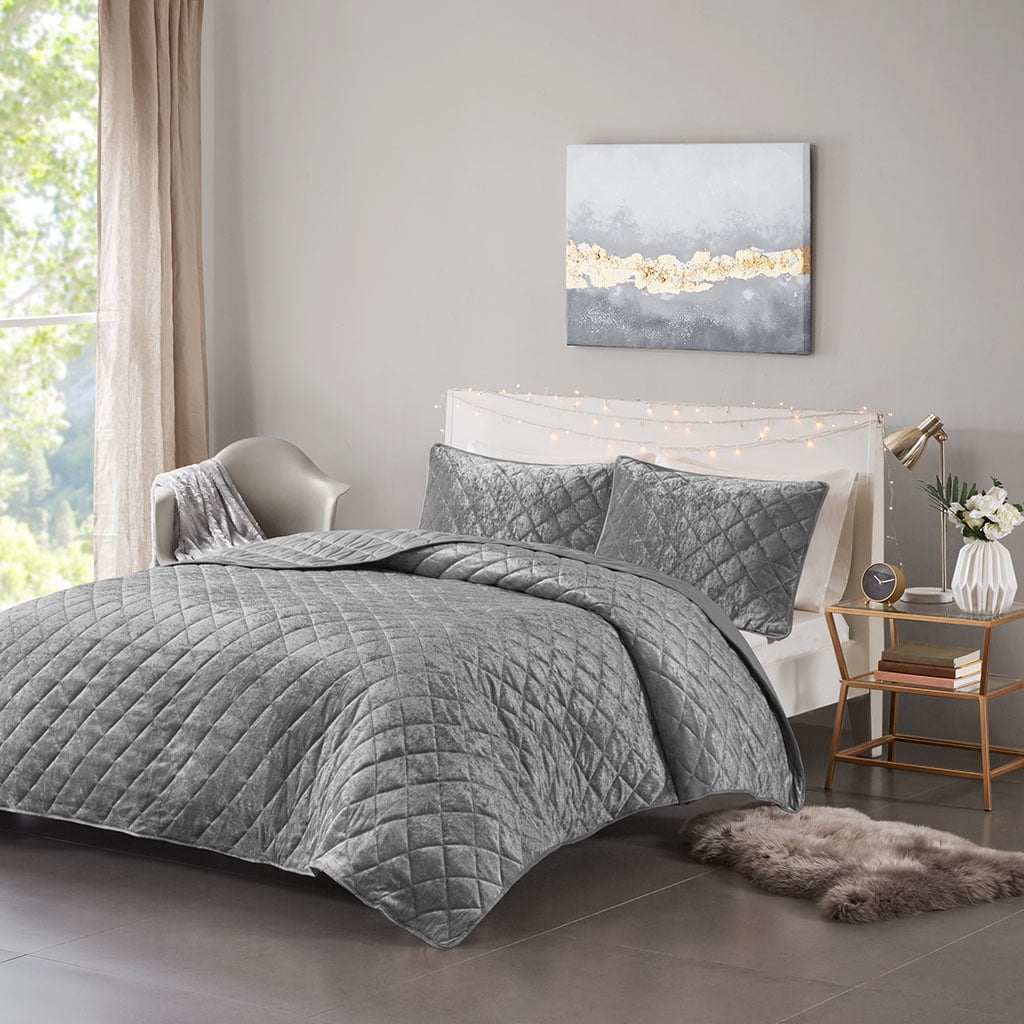MMTX Velvet Quilt Set - Walmart.com