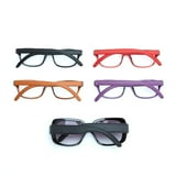 Joy Mangano 10Pc Reading Glasses Set with Leather-Wrapped Arms & UV ...