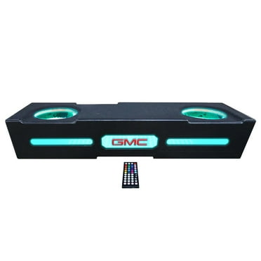 King Boxes AK-G25-28 8-In. Double-Speaker Black Sprayed Enclosure for ...