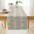 Sueyeuwdi Table Runner Desk Mat Summer Ocean Beach Themed Linen ...