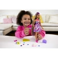 Barbie, Totally Hair Flower-Themed Doll, 8.5 inch Fantasy Hair, Dress ...