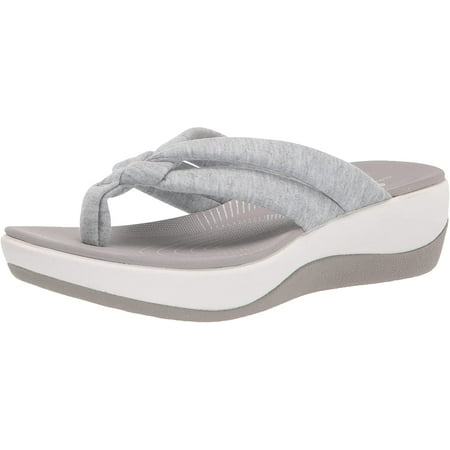 Clarks Womens Arla Kaylie Flip-Flop, Grey Textile, 10 | Walmart Canada