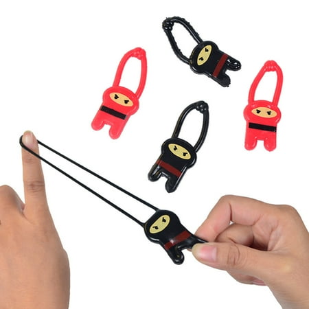 ShenMo Stretchy Flying Ninjas [12-Pieces] | Elastic Slingshot Ninja ...