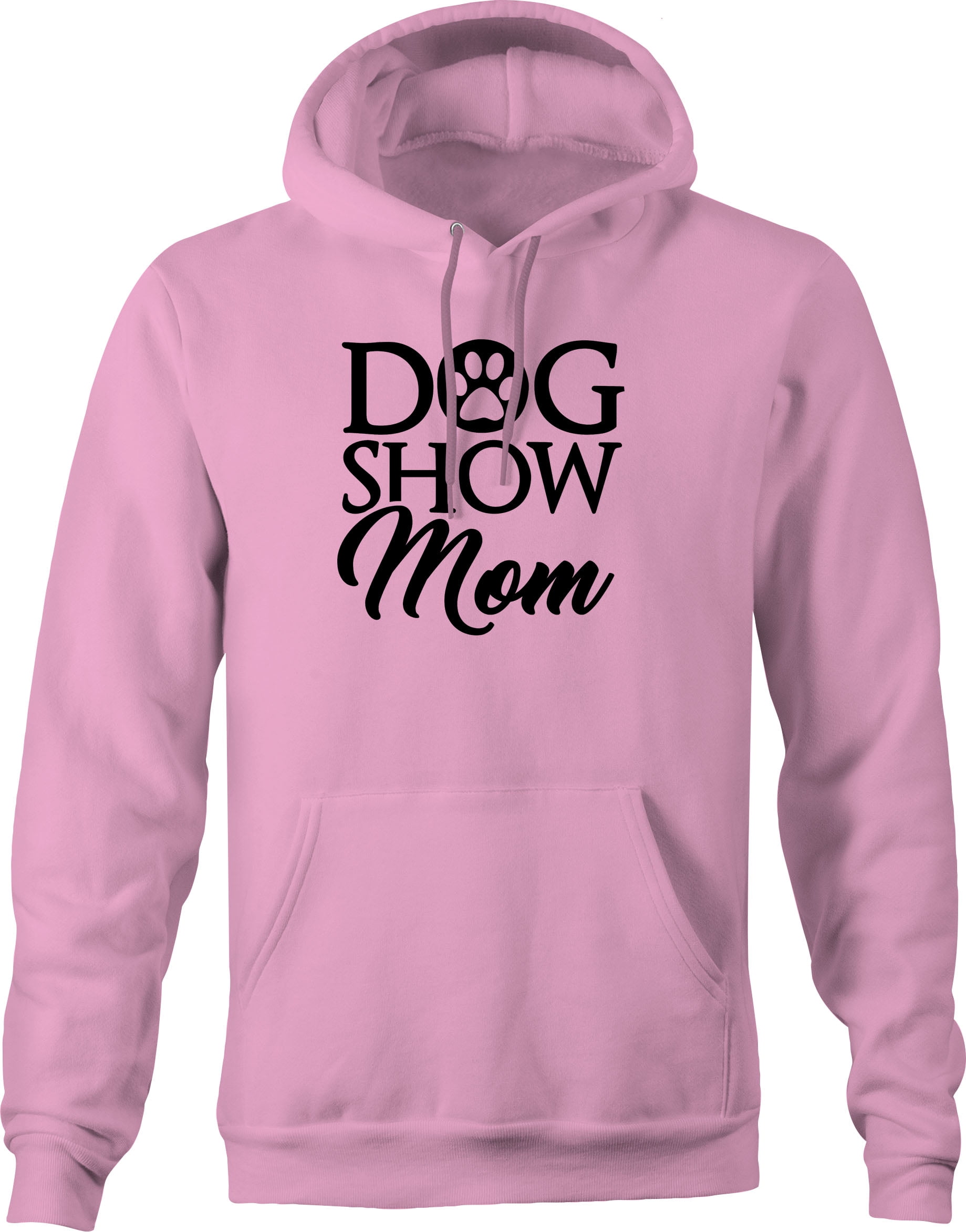 Pink Hoodies for Women Dog Show Mom Paw Print Competition - Walmart.com