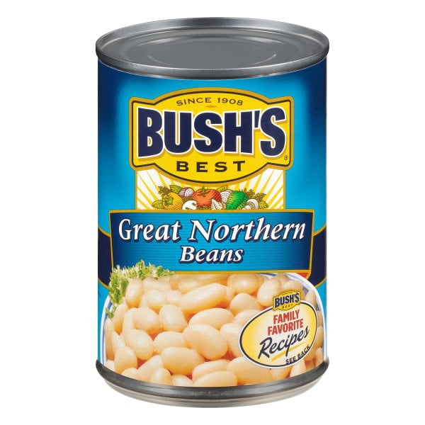 Bush's Great Northern Beans, Canned Beans, 15.8 oz - Walmart.com