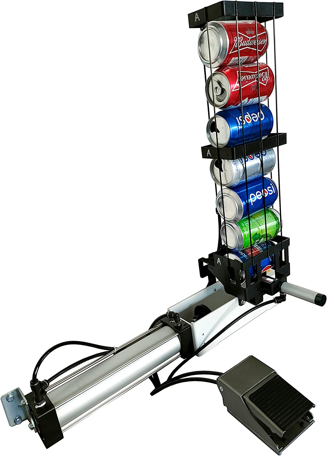 Auto Can Crusher Pneumatic Can Crusher Heavy Duty Efficient Soda Beer ...