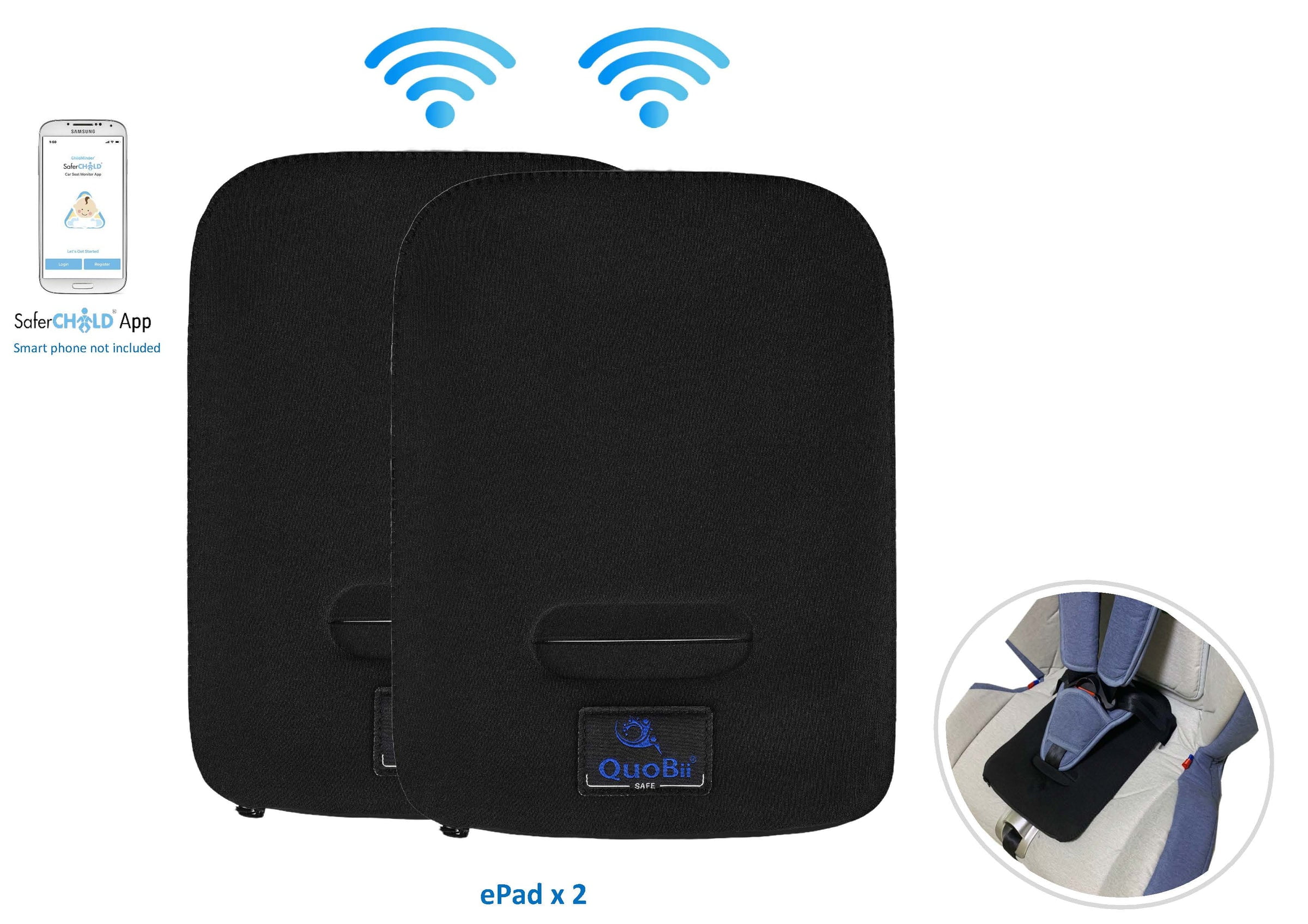 SaferCHILD® ElitePad® Child 'n Back Seat Reminder System,Back Seat ...