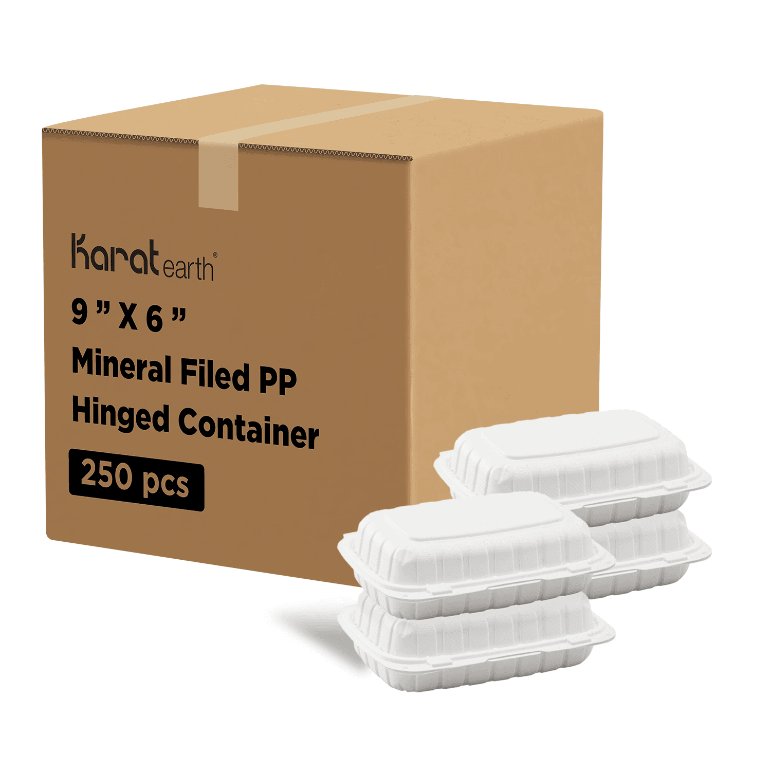 Karat 48 fl oz Fold-To-Go Box #8 - White - 300 ct - Walmart.com