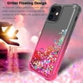 For APPLE IPHONE 12 MINI Phone Cases, Quicksand Bling Hybrid Rubber TPU ...