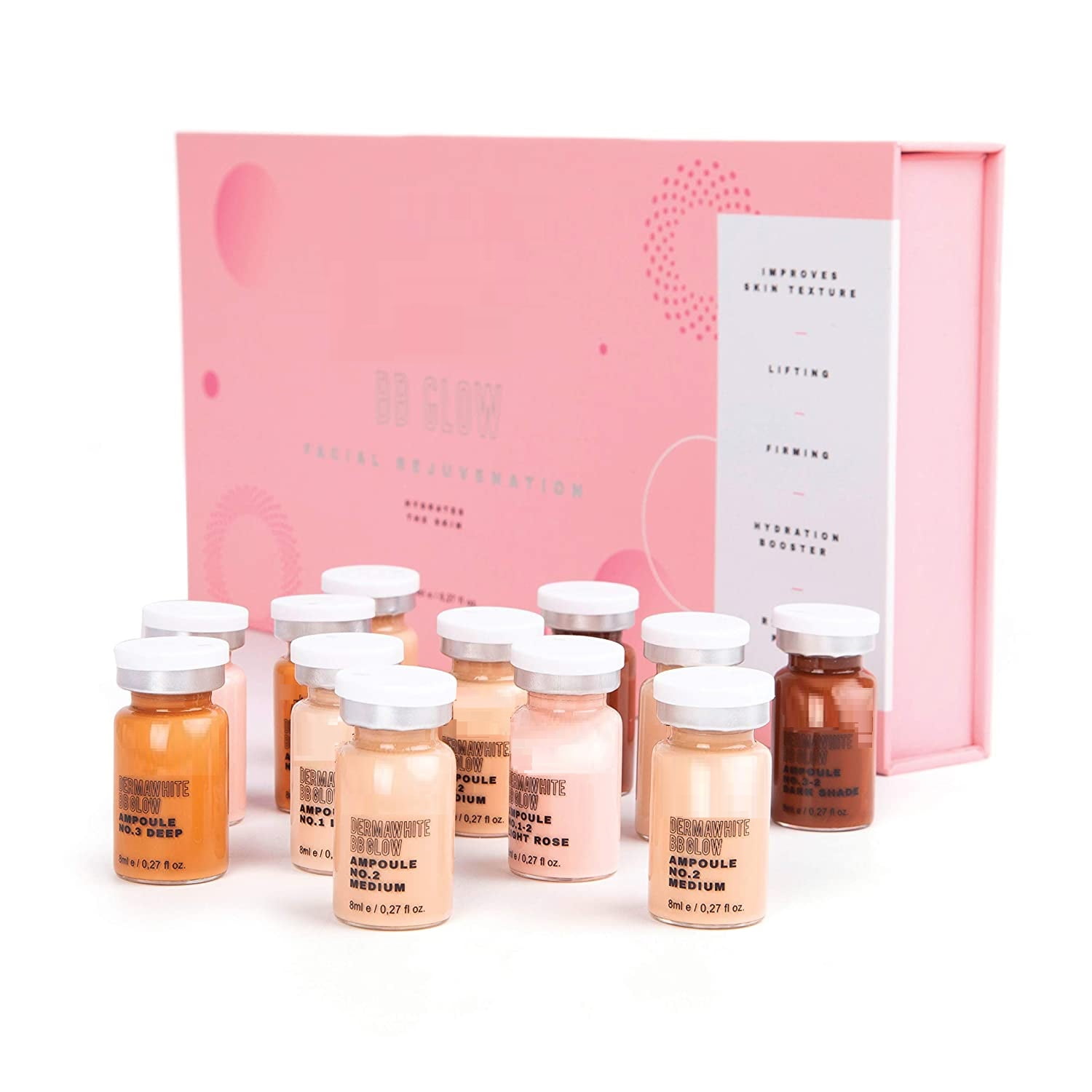 BRÜUN BB Glow Starter Kit Pigments All Shades 12 vials - Walmart.com