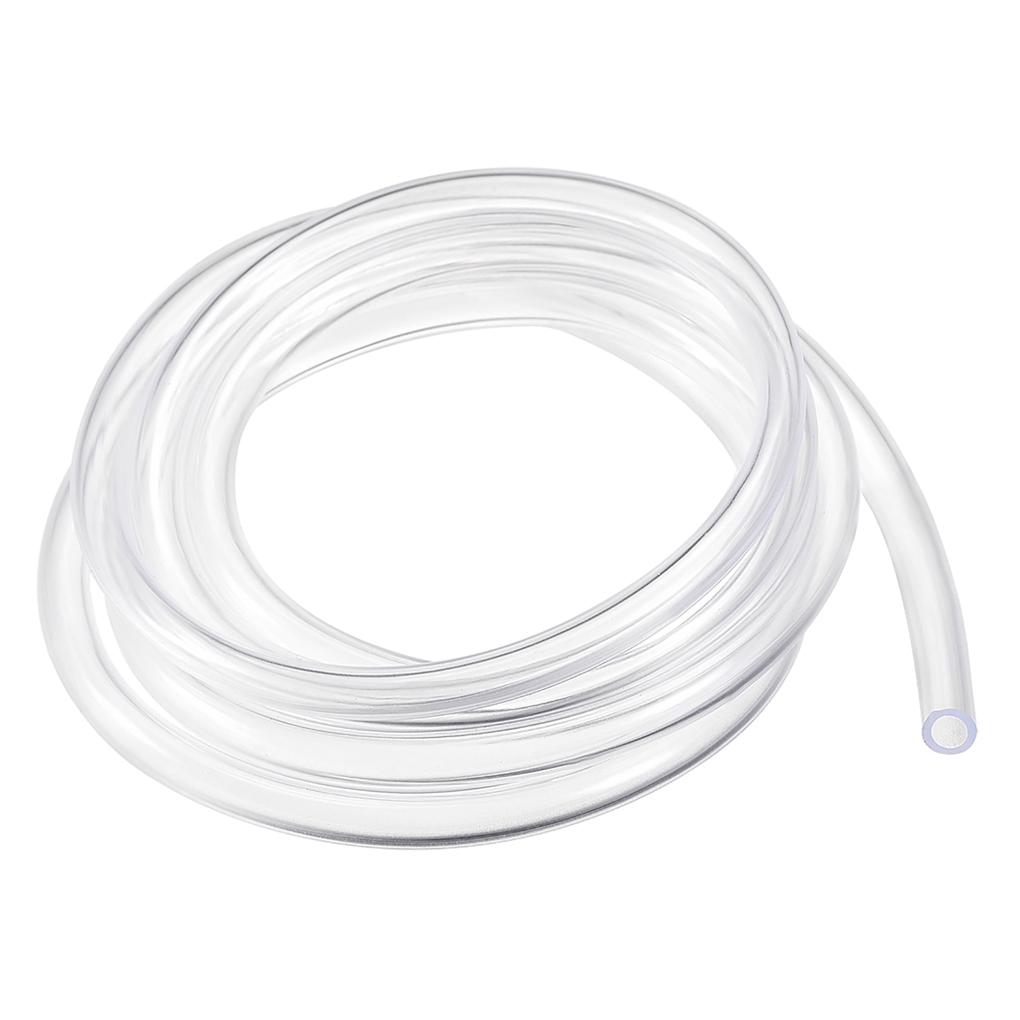 Uxcell PVC Hose Tube, 5mm(0.19") ID x 7mm(0.27") OD 1.5m Clear Vinyl ...