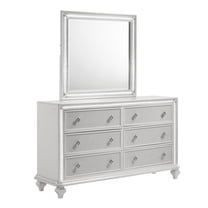 New Classic Furniture Sevilla Modern 5-Drawer Solid Wood Dresser, Tall ...