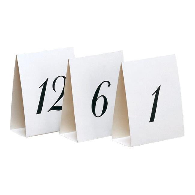 CPC NUMBER1 1-12 Table Number Tent Card - Walmart.com