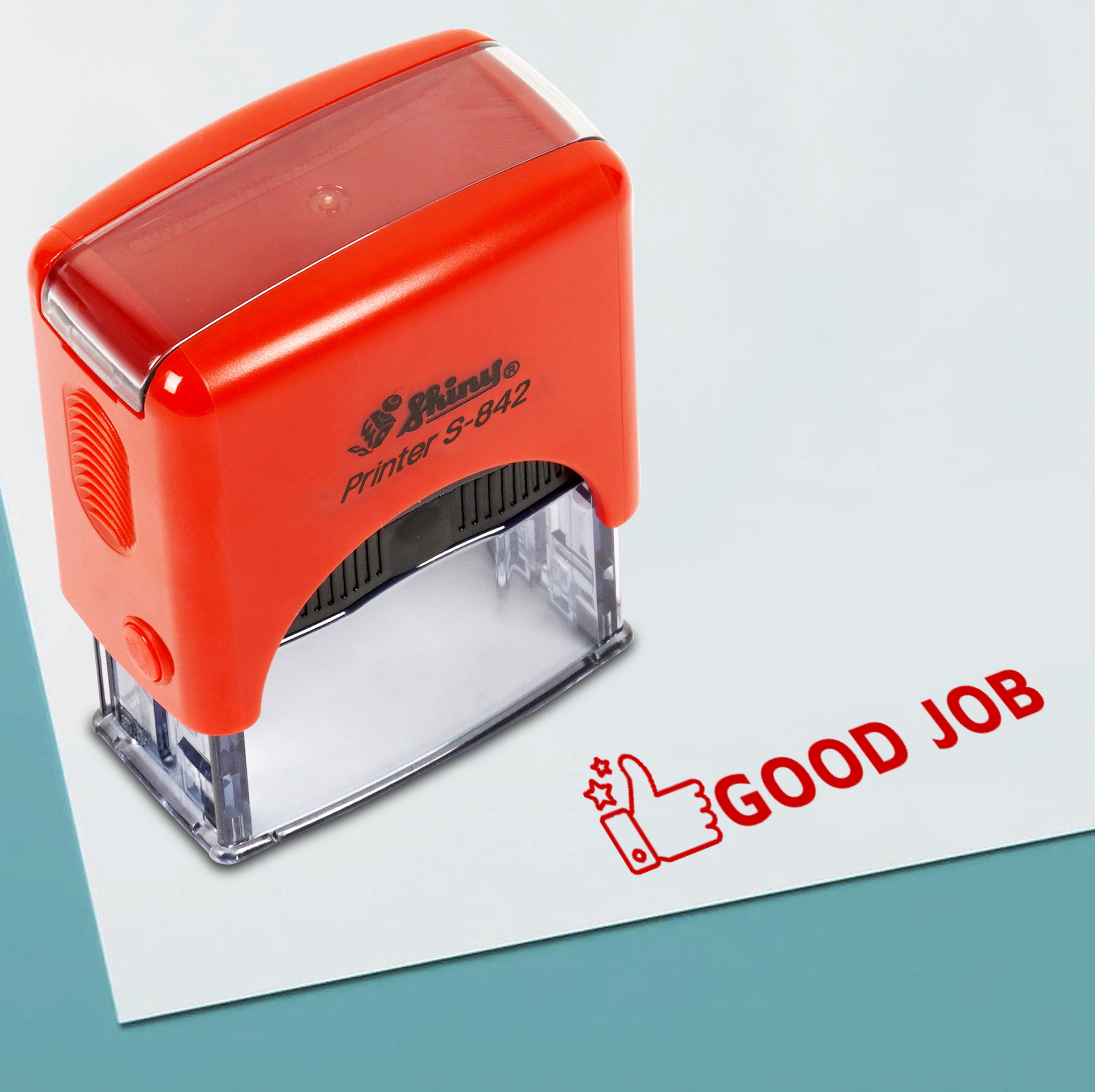 Printtoo Good Job Self Inking Rubber Stamp Pre,Inked Office Stamp, Home ...