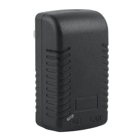 48V/0.5A POE Wall Plug Injector Ethernet Adapter PoE Power Supply for ...
