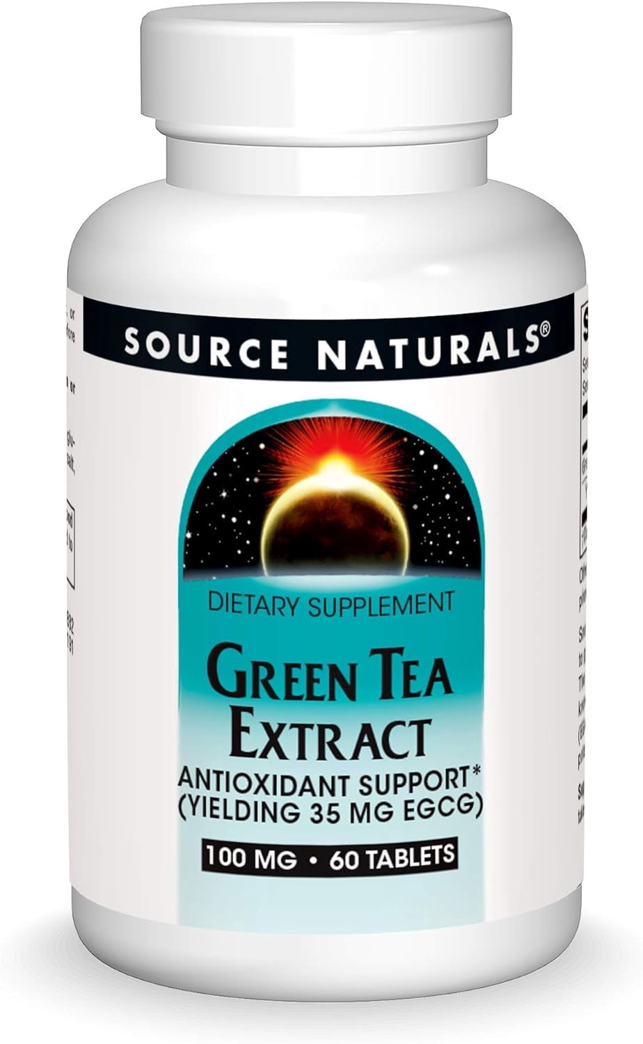 Source Naturals | Green Tea Extract 100 Mg, 60 Tabs | Extracto de Té ...