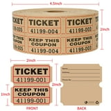 L LIKED Raffle Tickets Double Rolls 1000 per Roll 50/50 Raffle Tickets ...
