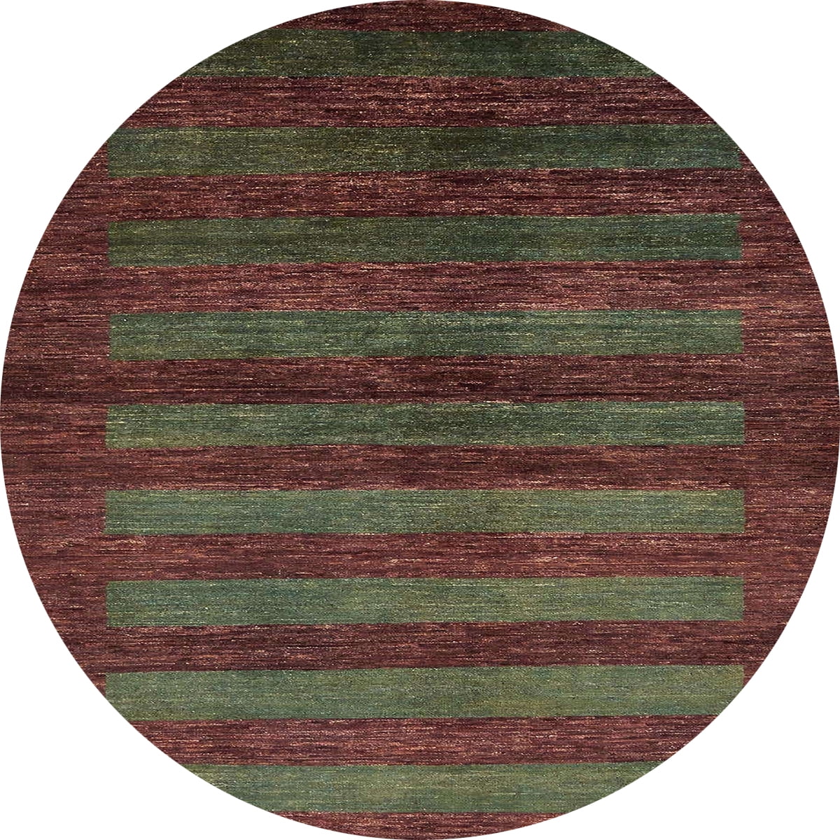Ahgly Company Indoor Round Abstract Red Abstract Area Rugs, 7' Round ...