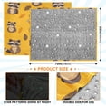 Camping Blankets Ultralight travel Fluorescent blanket 55*70in Flannel ...