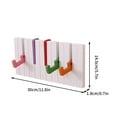 Dalang 5 Hook Piano Keys Wall Mounted Coat Hook Hanger Wall Decoration ...