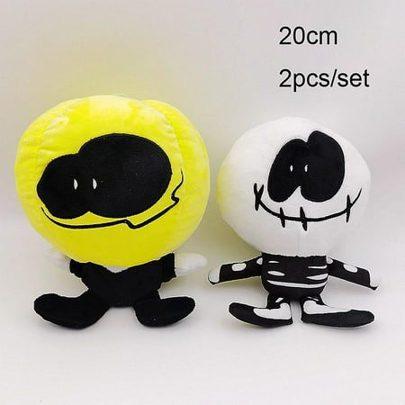 Hot 25cm Soft Spooky Skid Pump Boyfriend Lemon Monster Stuffed Fnf Boy ...