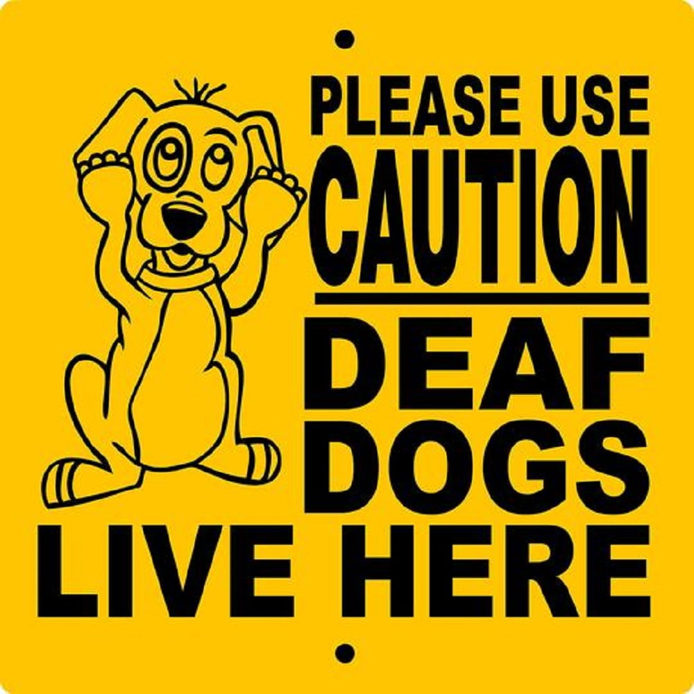Deaf Dog Sign