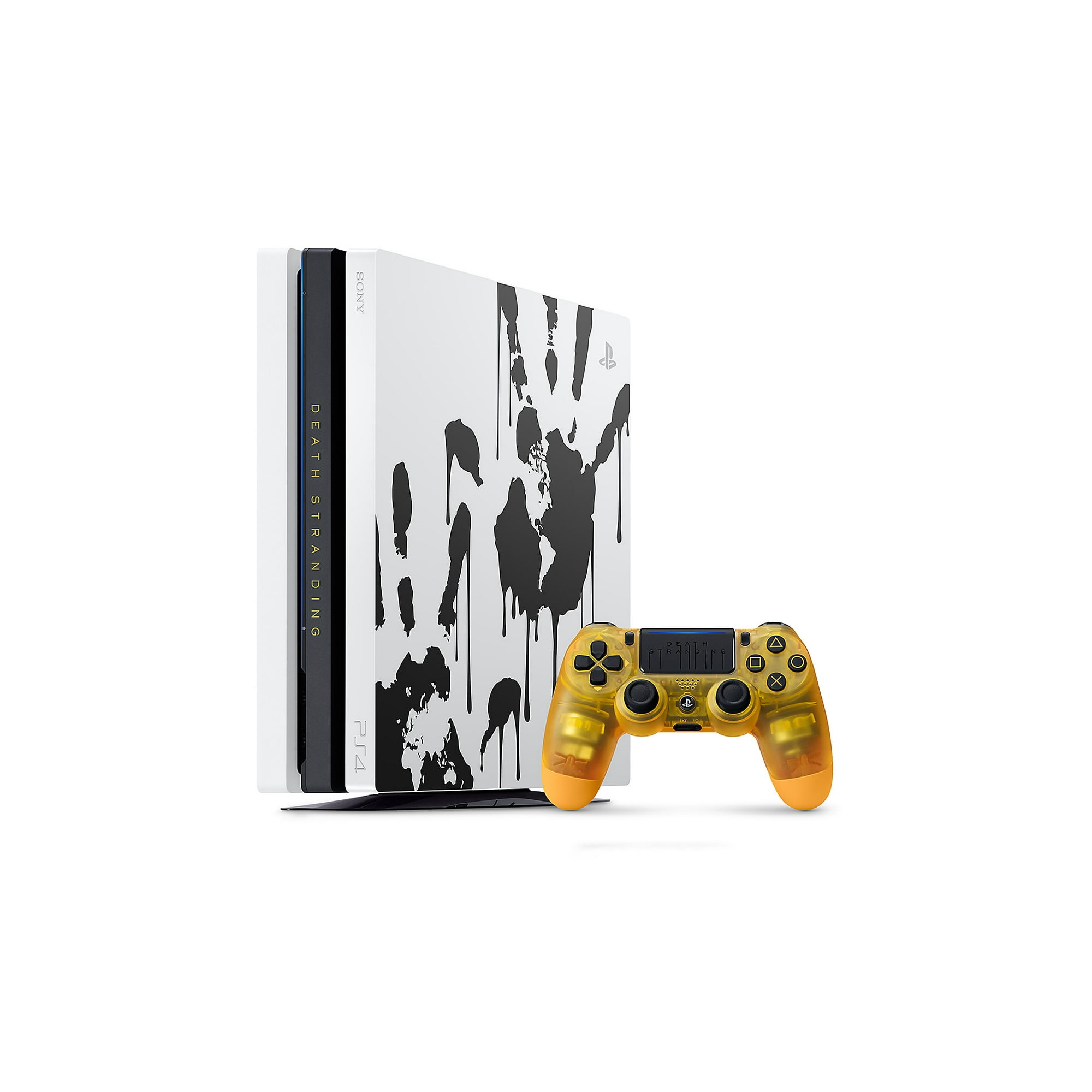 PlayStation 4 Pro 1TB Limited Death Stranding Edition 4K HDR Gaming Console Bundle With an Extra Green Camouflage DualShock 4 Wireless Controller Walmart