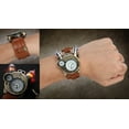 ThinkGeek Steampunk Tesla Analog Watch with Metallic Findings and ...