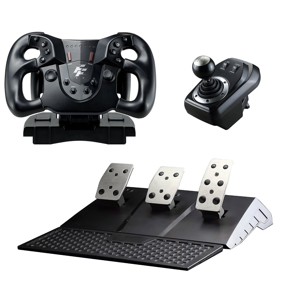 Click here for Flashfire Monza Racing Steering Wheel With H-Shift... prices