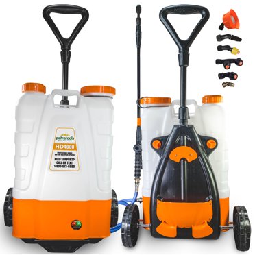 master mfg 27080 gardener rechargeable cart sprayer - 12v, 9 gal ...