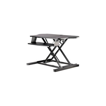 Kantek Desktop Riser Workstation Sit To Stand Black, Black - Walmart.com