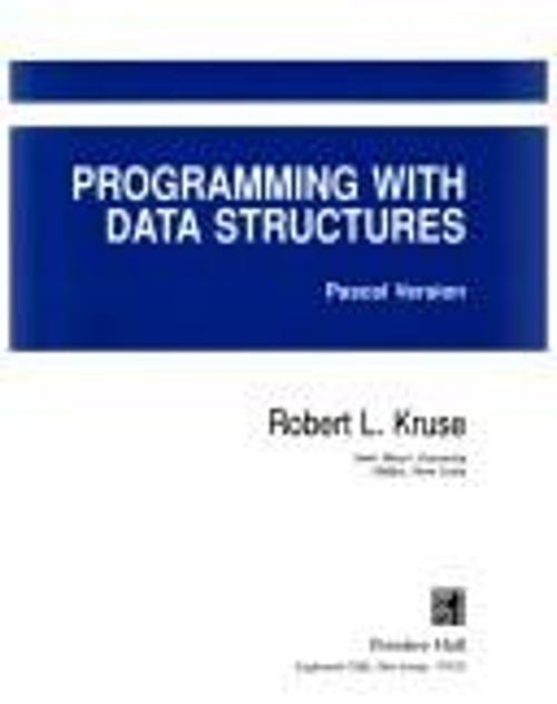 Pre-Owned Programming with Data Structures: PASCAL Version (Paperback) 0137292384 9780137292387 ...