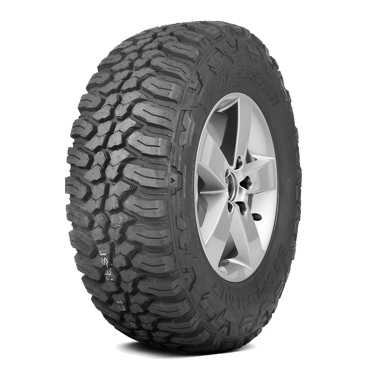 Set of 4 (FOUR) Travelstar Ecopath M/T LT 35X12.50R20 Load E 10 Ply MT Mud Tires - Walmart.com