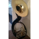 Brass Sousaphone 3 Valve Big Tuba 25" Musical Instrument with Carry ...
