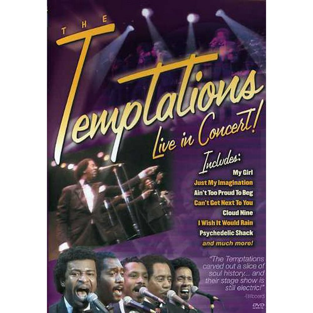 The Temptations: Live in Concert (DVD) - Walmart.com - Walmart.com