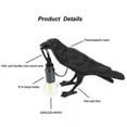 Homchum Raven LED Table Lamp, Modern Art Bedside Light, Resin Crow ...