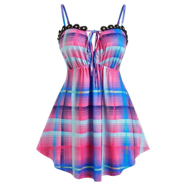 TAPLÁN PLUS PLAID APLICULARÍA APLICACIONES FOQUILLOS DE CAMI Rosegal ...