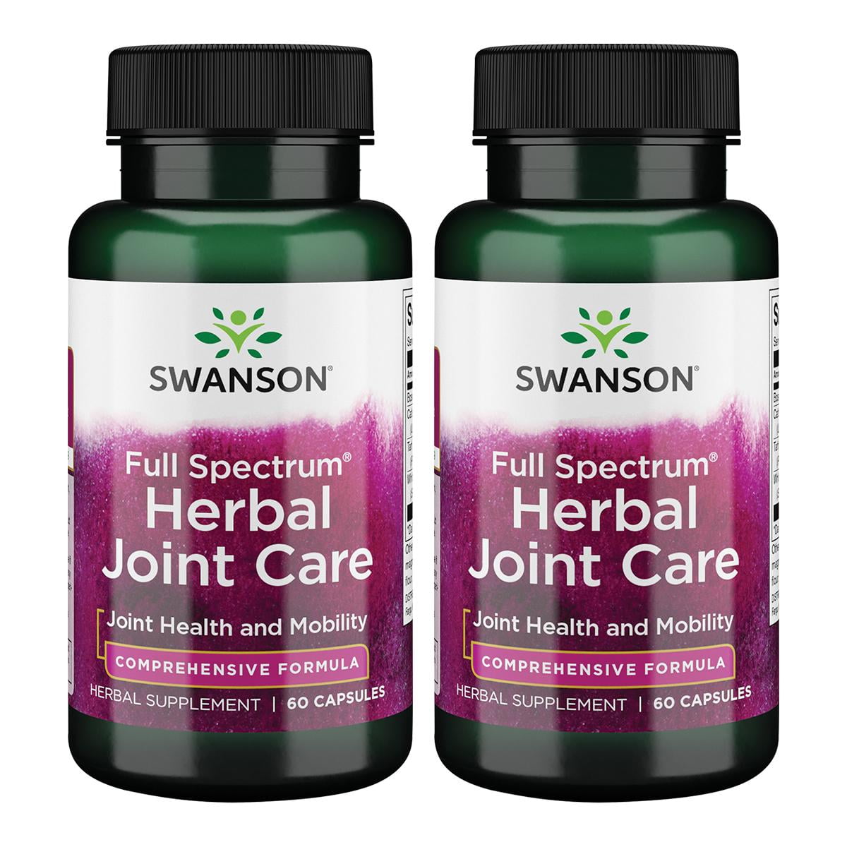 Swanson Full Spectrum Herbal Joint Care 60 Caps 2 Pack - Walmart.com