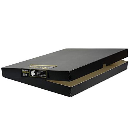Lineco Archival Folio Storage Box. Acid-Free, Metal Edge Boxboard ...