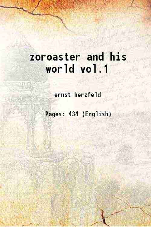 Zoroaster and his world Volume 1 1947 - Walmart.com