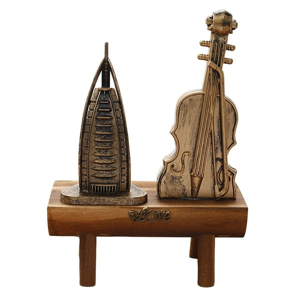 Miniature Wooden Model Ornament Crafts Retro Style Gift Photo Props for ...