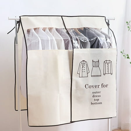 Non-woven Coat Dust Cover Transparent Clothing Dust Cover for Household ...