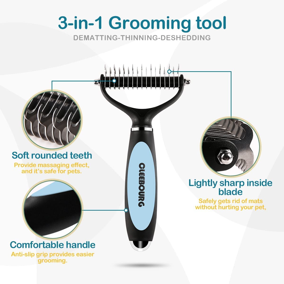 Click here for Funavi Pet Grooming Tool Dematting Comb For Dogs&... prices