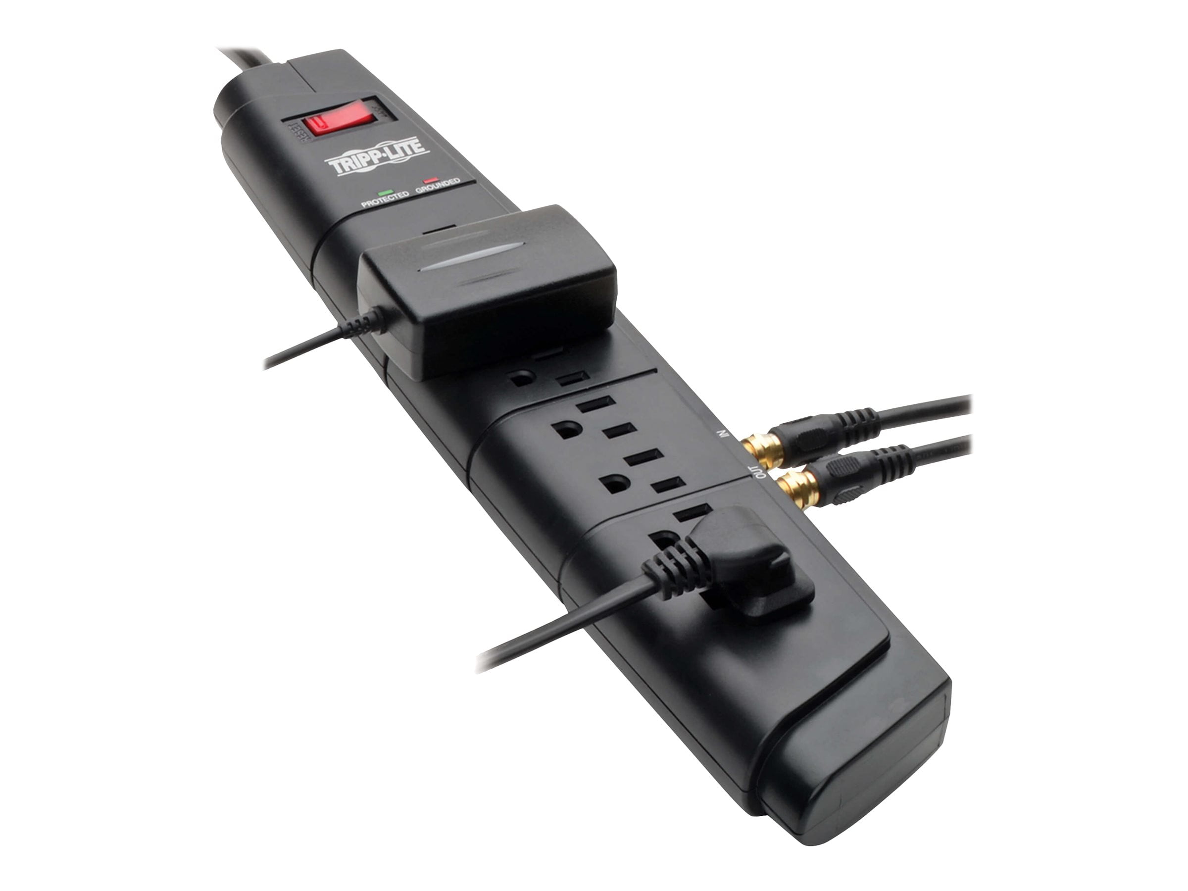 Tripp Lite HT706TV 7-Outlet Home Theater Surge Protector/Suppressor ...