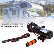 Flojet Portable RV Waste Pump, 12V DC, Self-Priming RV Macerator ...