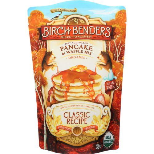 Birch Benders Organic Classic Recipe Pancake and Waffle Mix, 16 oz ...