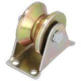 Rueda de riel de cuerda, rueda de ranuras Rueda de ranuras de servicio ...